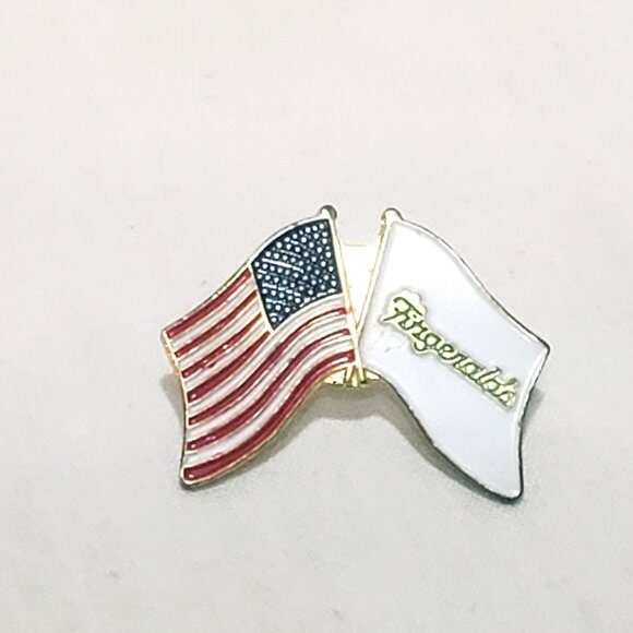 Fitzgerald's | Other | Usa And Fitzgeralds Dual Flag Lapel Pin Red ...